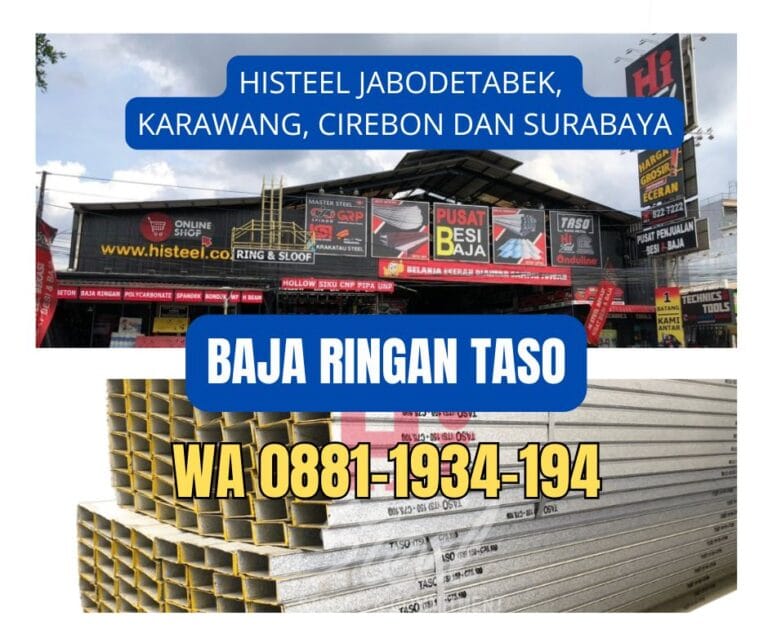 Baja Ringan Taso Bekasi WA 0881-1934-194 | HiSteel