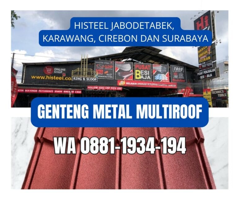 Mengenal Genteng Metal Multiroof: Solusi Atap Modern yang Tahan Lama