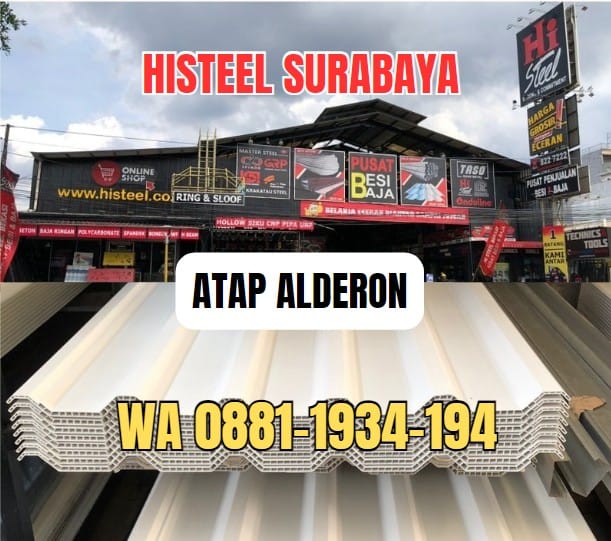 Jual Atap Alderon di Surabaya WA 0881-1934-194 | HiSteel